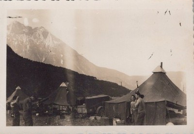 WW2 US Army Alpine Bivouac Tyrol Austria Camp Life 1945 - Original ...