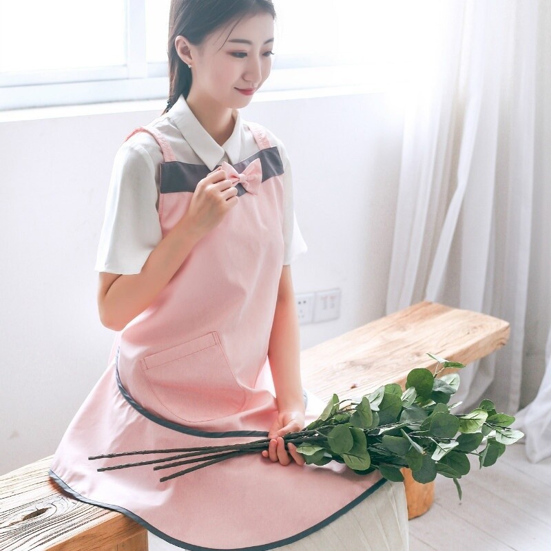 Lady Ruffle Apron Cafe Kitchen Cook Bake Waitress Work Wear Japanese ...