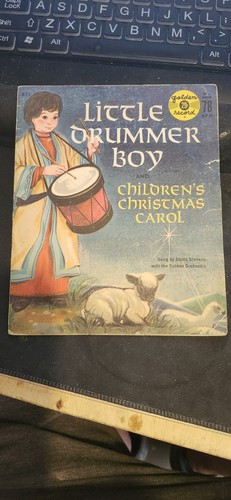 Vintage Golden Record 78 RPM Yellow Vinyl – Little Drummer Boy ...