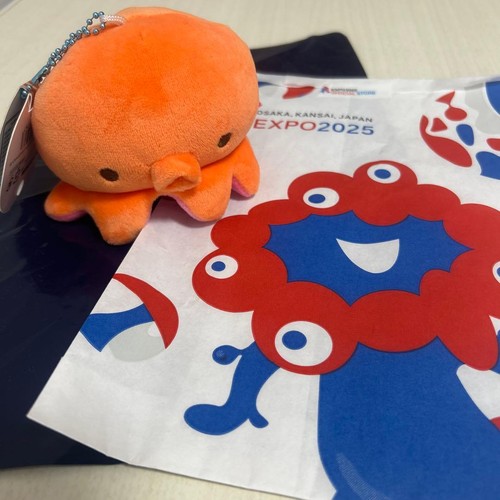 Osaka Expo Octopus Plush Charm Reversible MIB + Bag Collectible | eBay