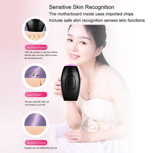 IPL Painless Laser Hair Removal Machine Body Private Parts Epilator ...