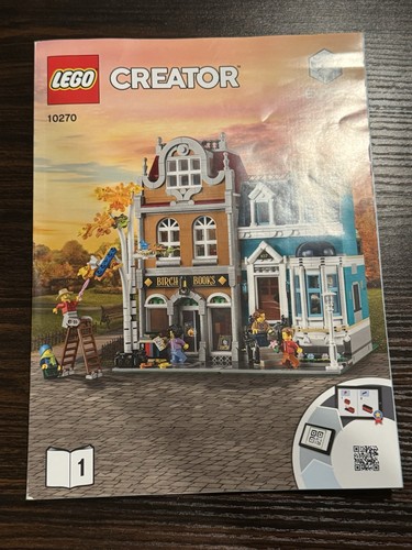 Lego Creator Expert Bookshop Instructions Manual for set 10270 | eBay