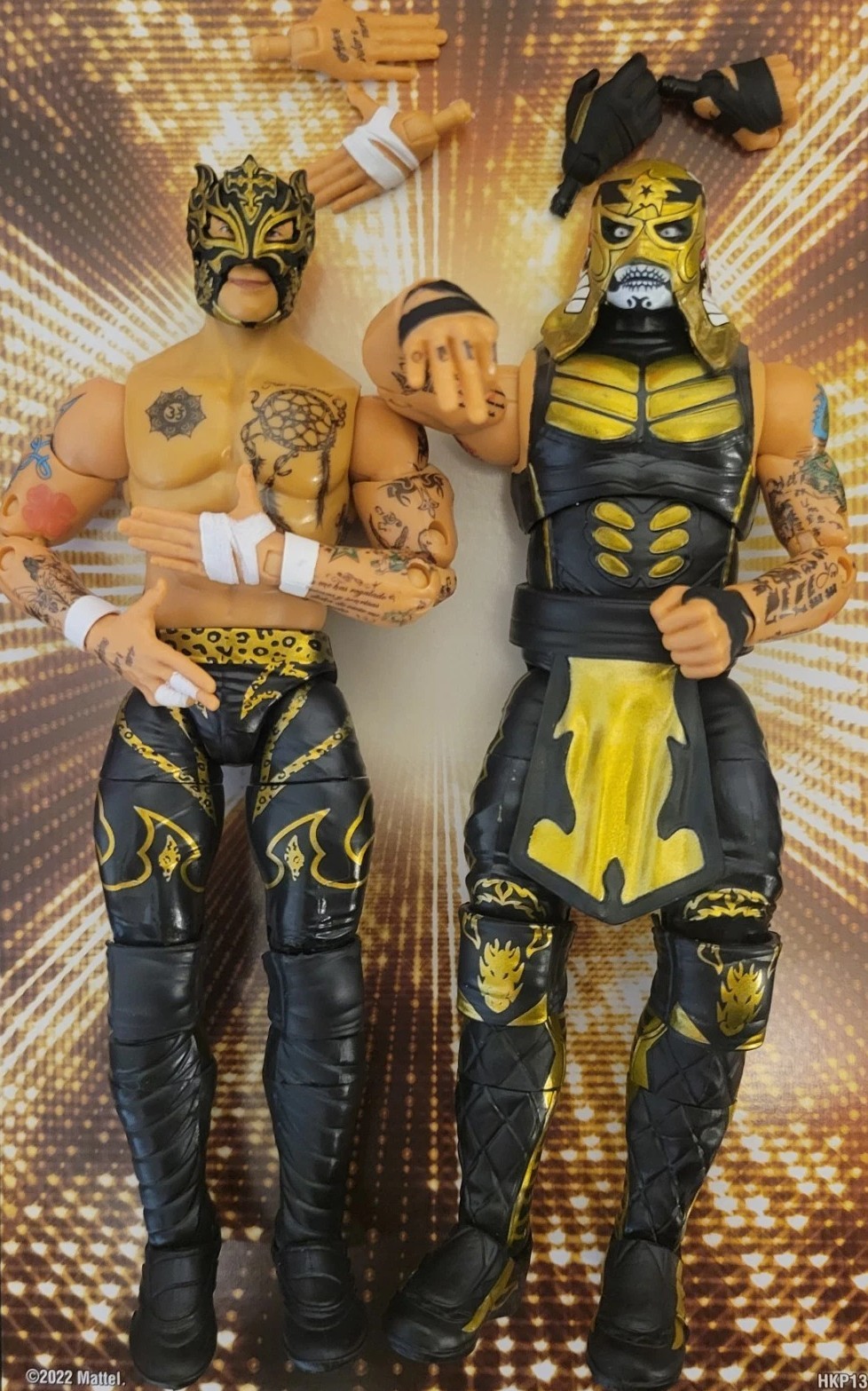 AEW PENTA PENTAGON JR, REY FENIX Unrivaled Collection Series 2 Loose ...