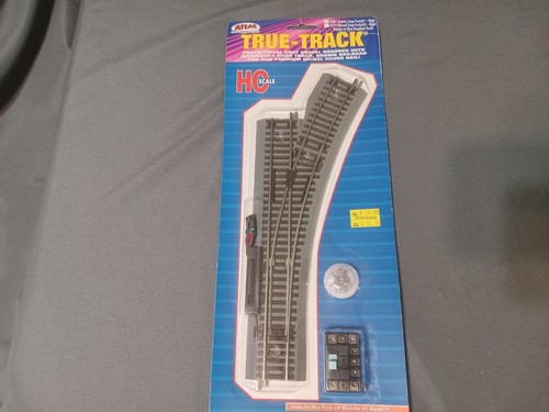Atlas HO Scale ~ New True Track Right Hand Remote 22″ Radius Snap ...