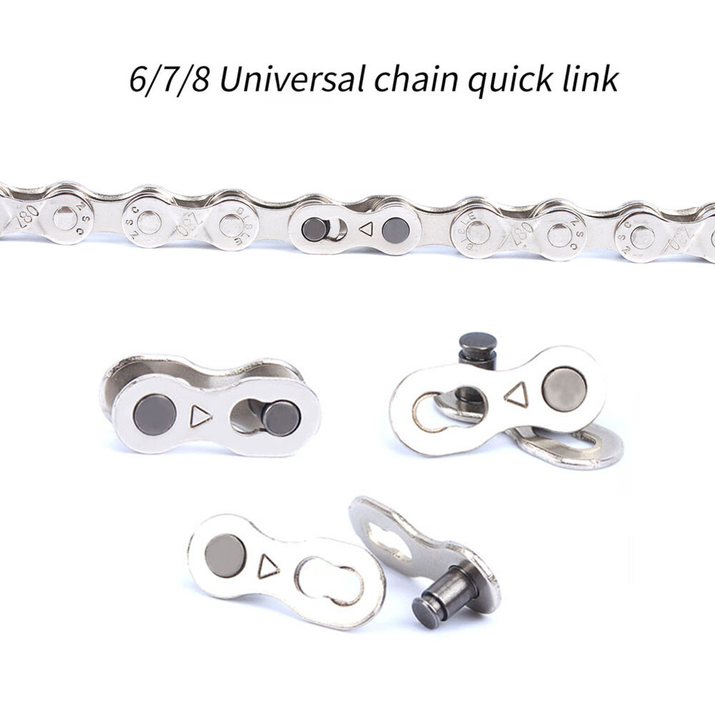 5 Pairs MTB Road Bike Chain Link Connector Chain Joint Buckles (6/7/8S ...