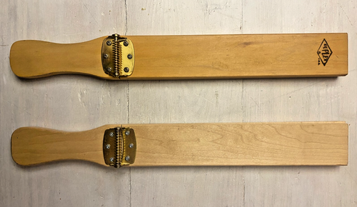 Two (2) maple slapsticks • Sleigh Ride • slap stick whap | eBay