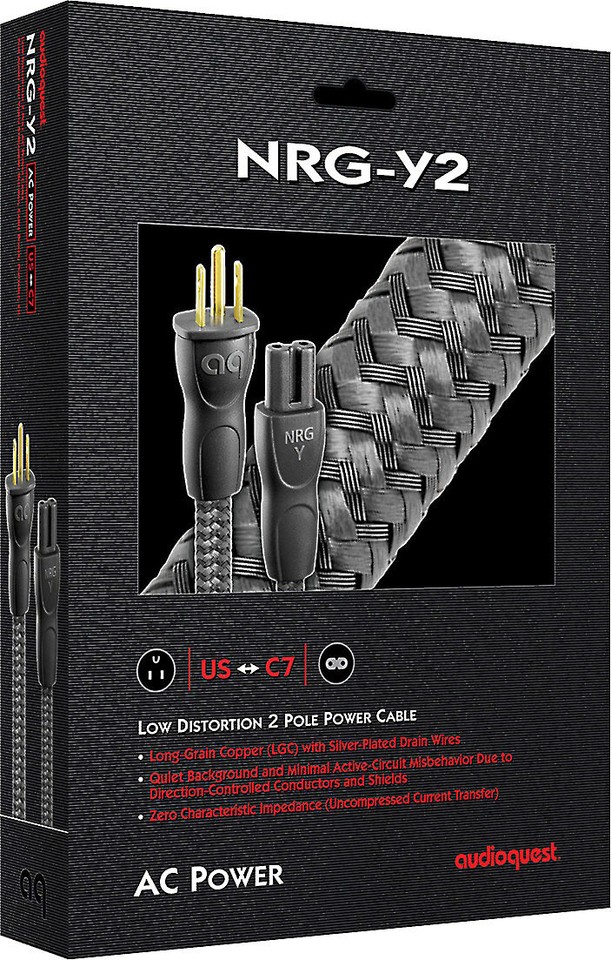 AudioQuest NRG-Y2 3 meter power cable with C-7 connector | eBay