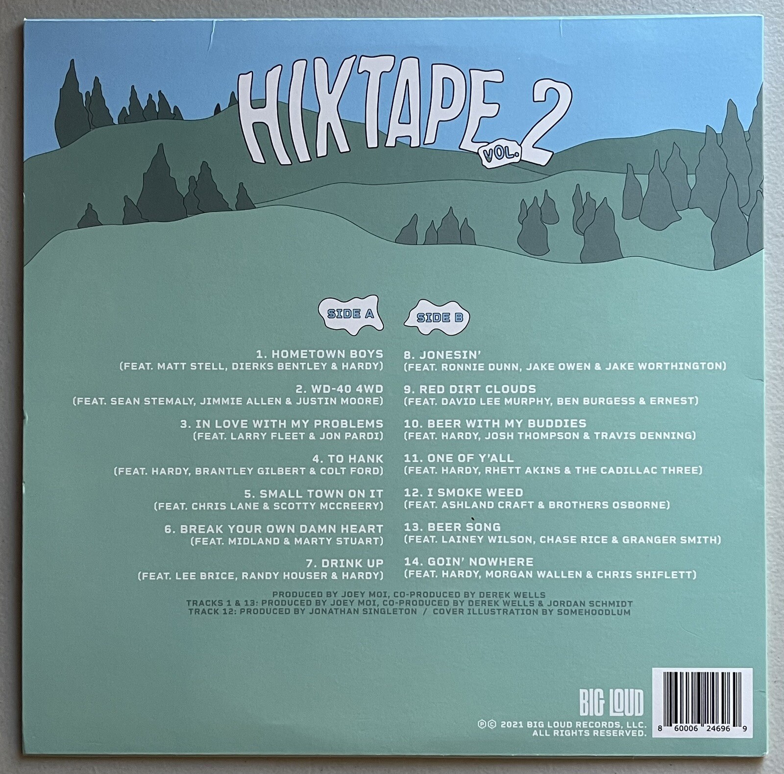 Hardy Signed Autographed HIXTAPE 2 Vinyl Album PSA/DNA | eBay