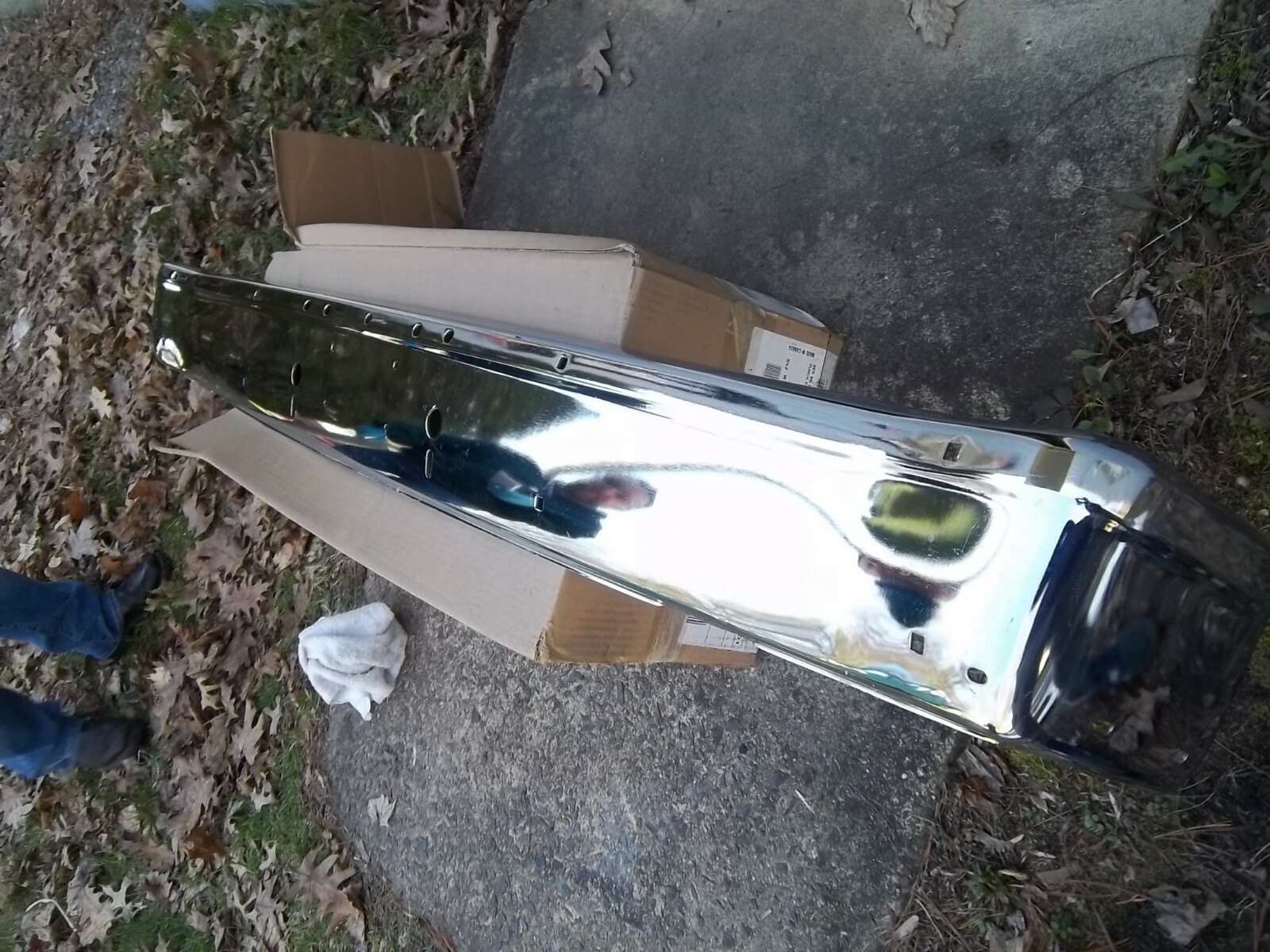 1974-1978 AMC AMBASSADOR MATADOR REAR BUMPER FOR STATION WAGONS NOS | eBay