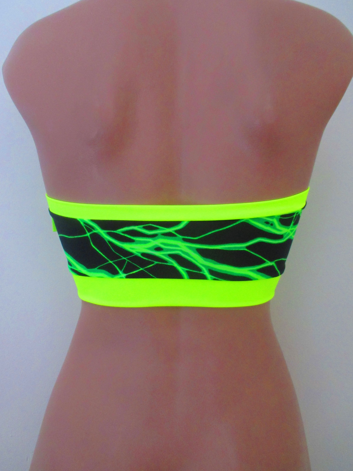 Schminke ⚡️electric neon bralet boob-tube Bra crop top boobtube ...