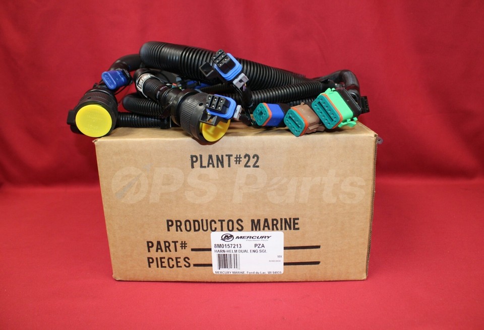 New/ OEM Mercury Verado Dual Console Binnacle Kit w/ DTS Rigging Kit ...