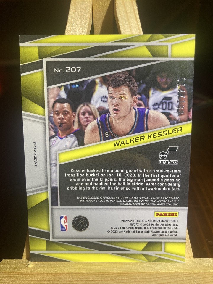 2022 Panini Spectra Basketball Rookie Patch Auto Walker Kessler /199 | eBay