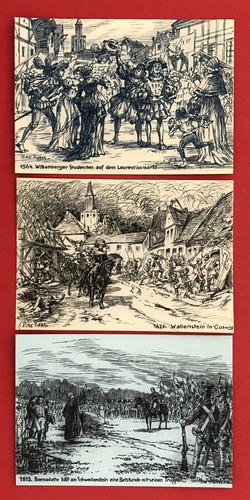 3 x Anlass AK COSWIG Elbe um 1935 Historischer Festzug zum 225 jähr ...