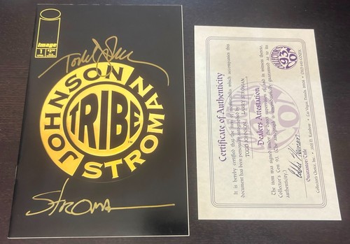 TRIBE #1 (Image Comics 1993) -- SIGNED Larry Stroman / Todd Johnson ...