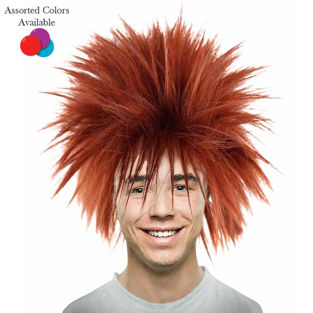 Orange Spiky Wig