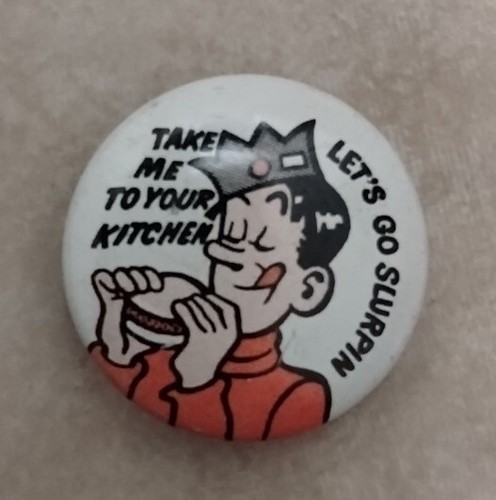 1970 JUGHEAD - Archie Pin Pinback Button BETTY and VERONICA Made By: A ...