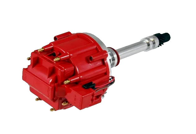 1955-01 SMALL BLOCK CHEVY RED HEI DISTRIBUTOR w/ACCEL WIRES 283 327 350 ...
