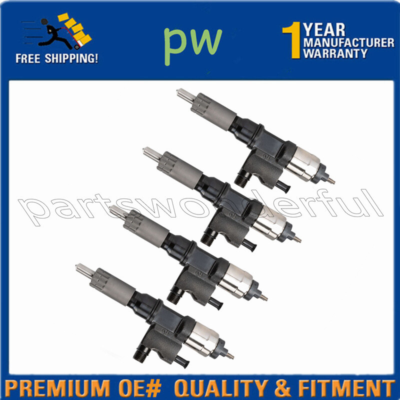 4pcs Diesel Injector Fits 2001 2002 2003 2004-2007 Isuzu NPR NPR-HD 4 ...