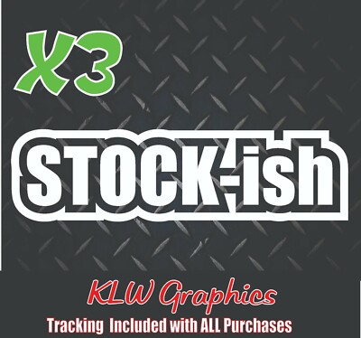 Stockish Decal Sticker Turbo Diesel Truck Funny JDM Euro Boost Stance ...