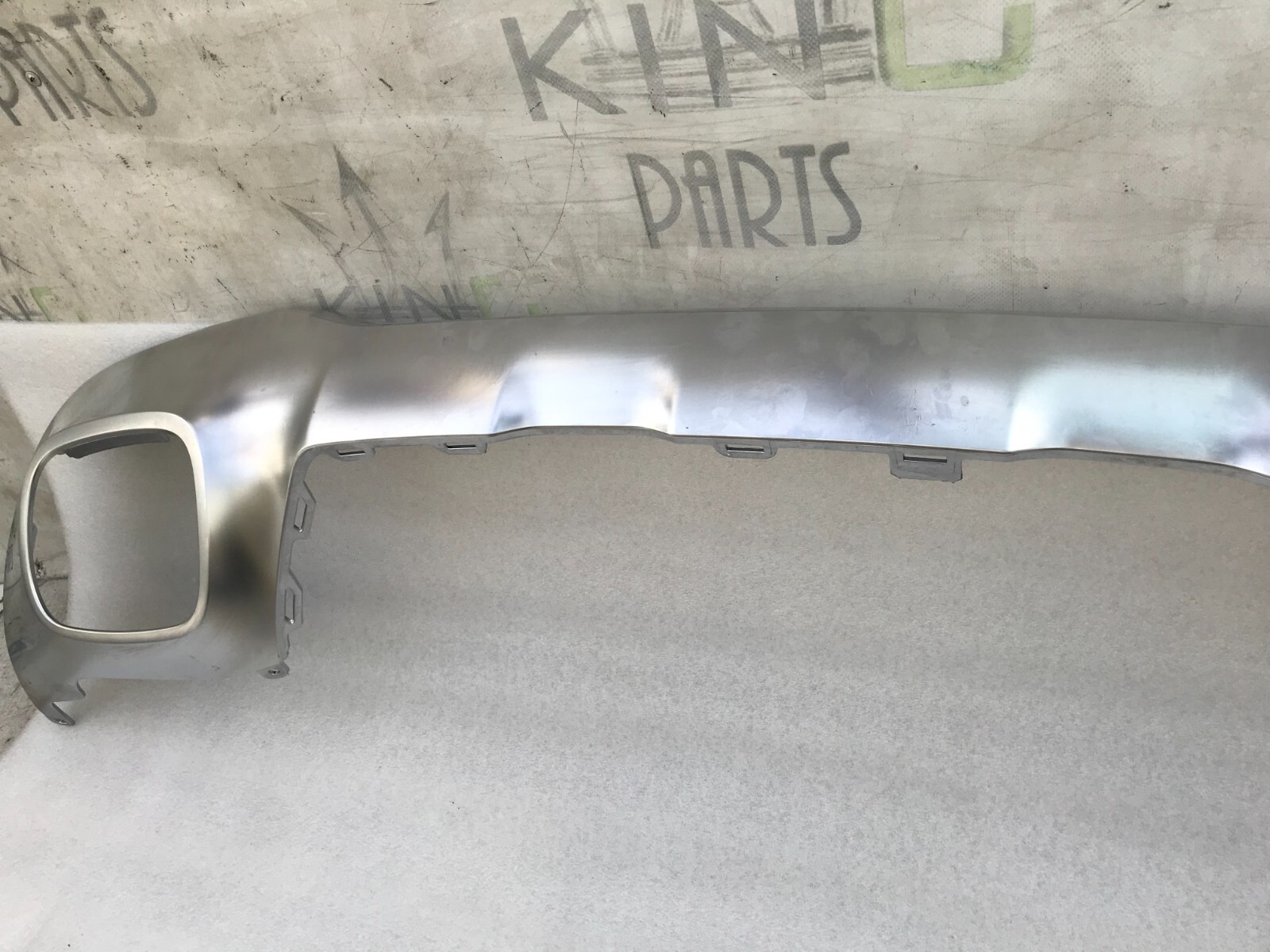 MERCEDES GLA X156 W156 SPORT 2017-2019 REAR BUMPER CHROME DIFFUSER ...