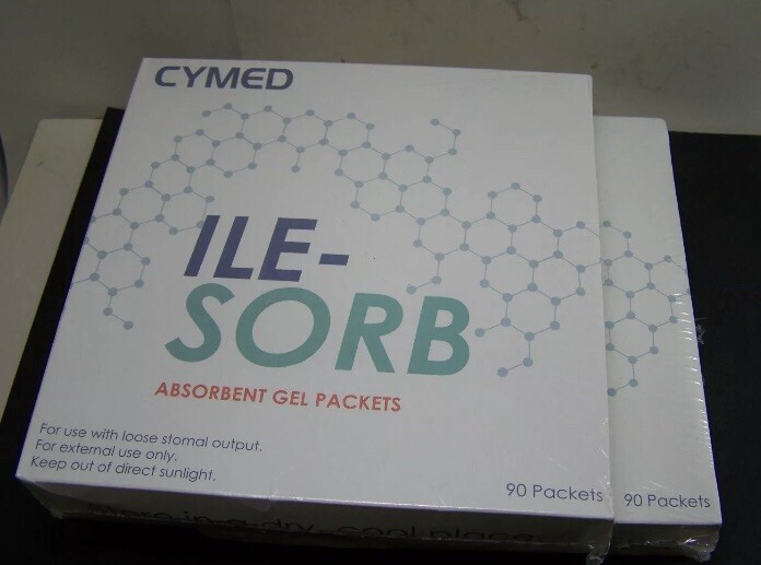 Cymed 87210 Ile-Sorb Absorbent Gel Packets 90 Pack Ostomy Colostomy ...