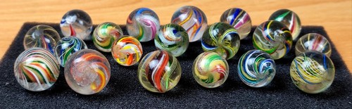 19 Antique Handmade German Marbles Job Lot Bundle 20mm-15mm | eBay