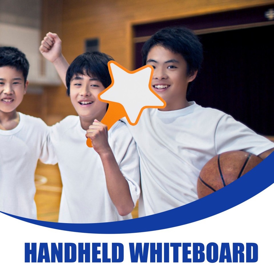 2 Pcs Dry Erase Answer Paddle White Board Classroom Voting Paddles ...