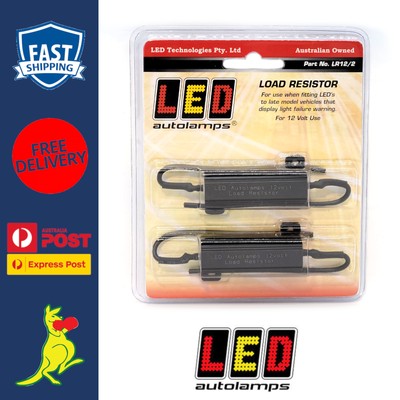 LED Autolamps 21W Load Resistors 12V Pair for LED Tail Lights Trailer ...