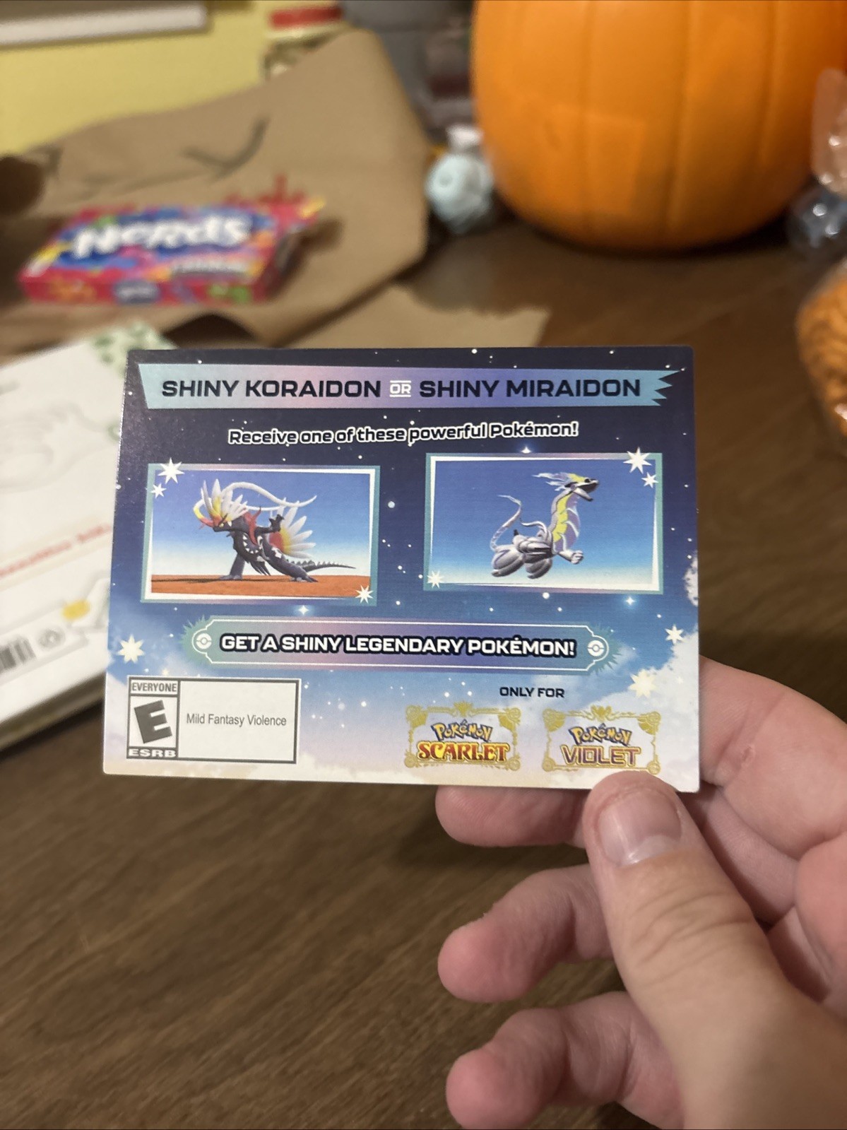 Shiny Koraidon Or Shiny Miraidon GameStop Code - Code Will Be Messaged ...