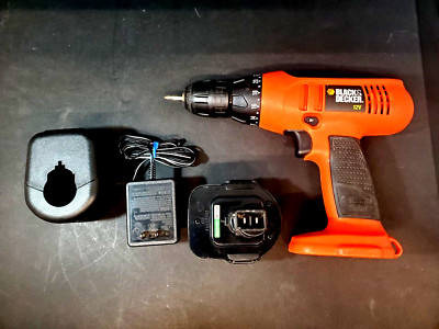 Black & Decker 12v Drill CD1200 Type 2 with Battery and Charger, Works ...