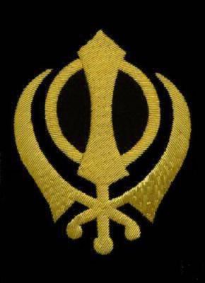 Khanda Sikhism Religion Chakkar Miri Piri God Cross | eBay