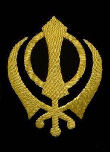 Khanda Sikhism Religion Chakkar Miri Piri God Cross | eBay