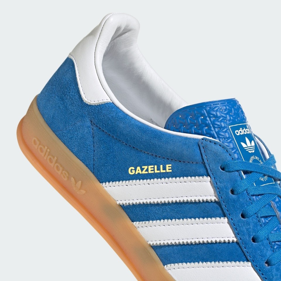 adidas Originals Gazelle Indoor Blue Bird White H06260 Men's Size | eBay