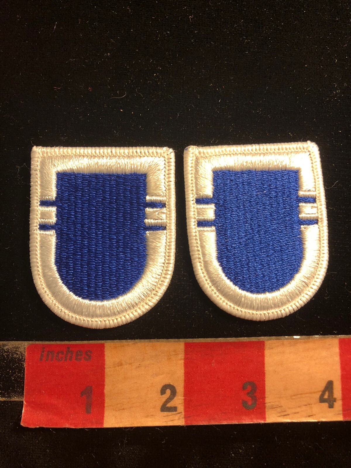 Patch Lot Of 2 Blue And White Patches (? Military Flash Patches) 00SJ ...