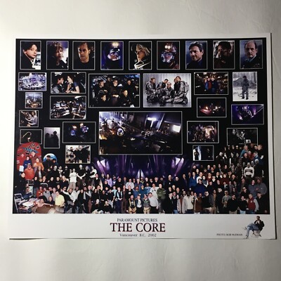 THE CORE Paramount Pictures 2002 Cast & Crew Photo Hilary Swank ...