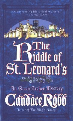 Riddle of St. Leonard's by Candace Robb (1998, Mass Market) for sale ...