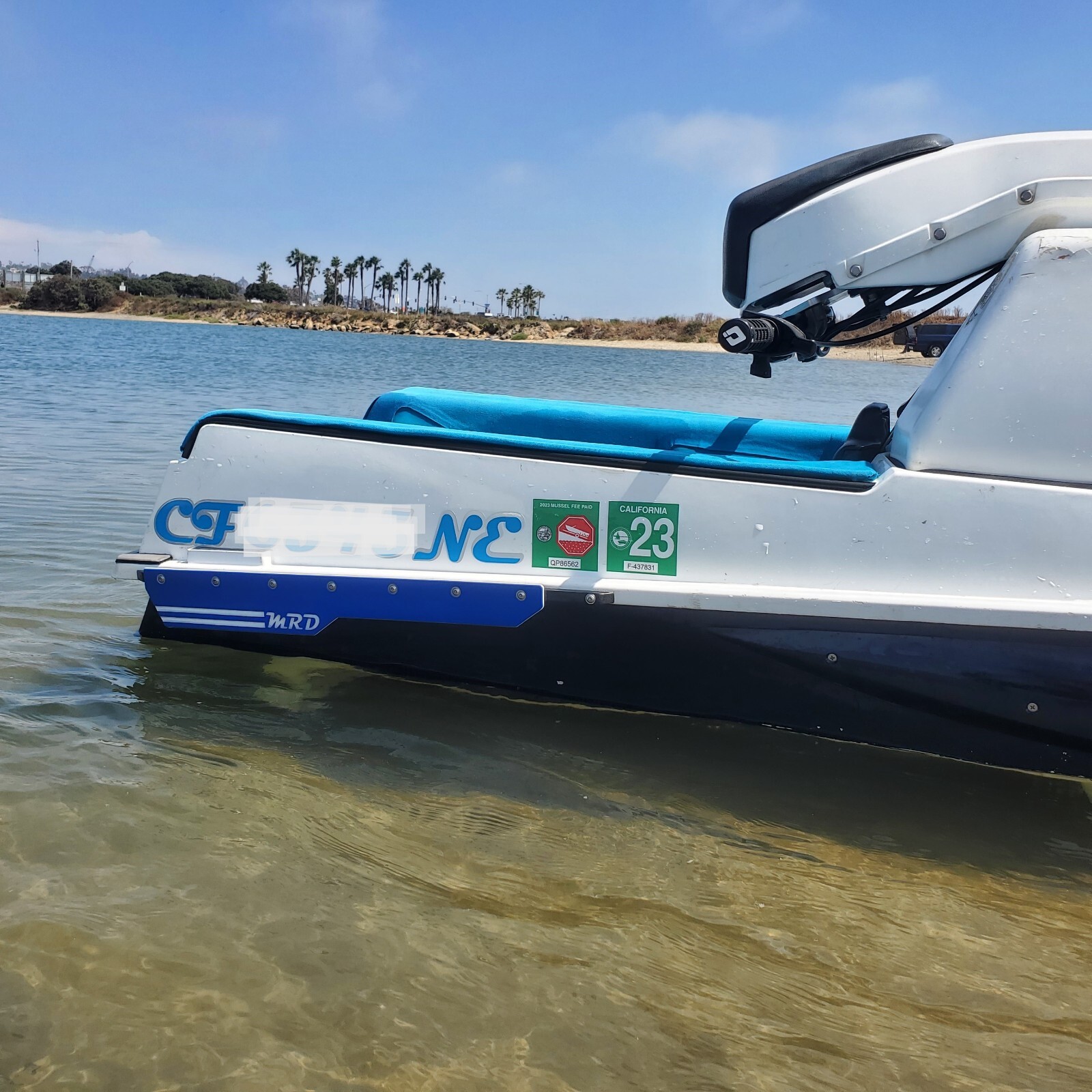 550 SX/JS MRD Rear Sponsons (BLUE/WHITE) | eBay