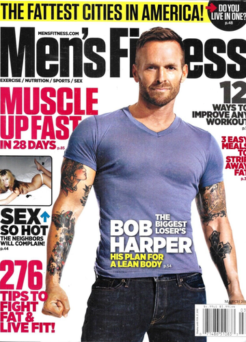 Men's Fitness Magazine Bob Harper Build Muscle Better Workouts Fattest ...