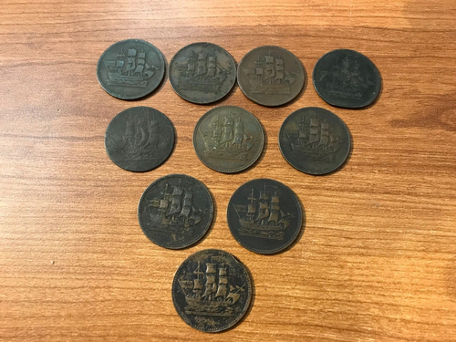 Canada Token Ships Colonies & Commerce , lot of 10 token | eBay