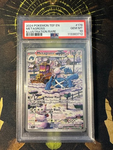 Pokemon Metagross 178/162 Temporal Forces Illustration Rare PSA 10 | eBay