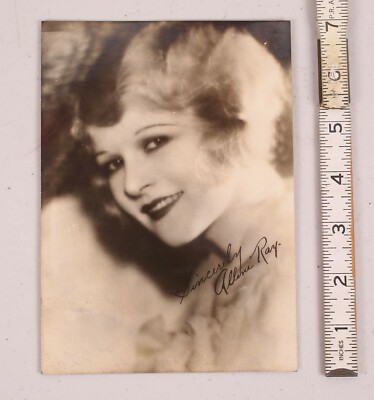 Original Early Movie Star Studio Portrait Photo Allene Ray Silent Film ...