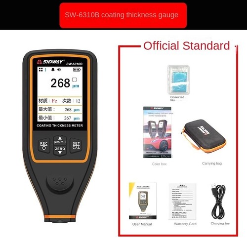 SW-6310A Digital Paint Coating Thickness Gauge Handheld 0-1700um Auto Paint | eBay