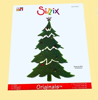 Christmas Tree #2 Sizzix Originals Die 654987 | eBay