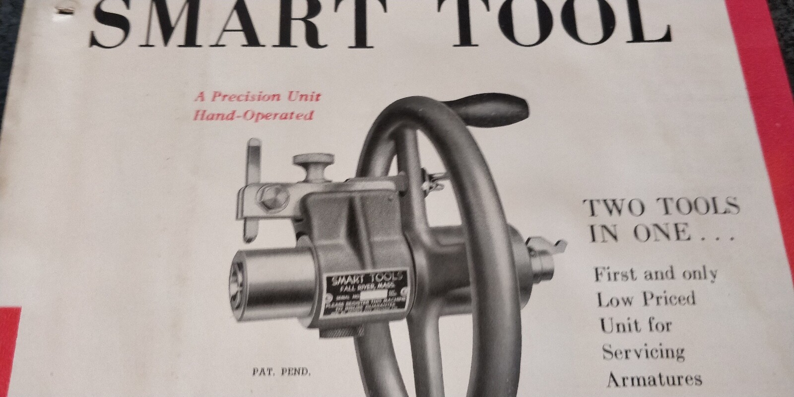 Booklet Instructions Specs ~ Rite Tool Fall River MA Commutator ...