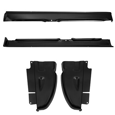 Pair Rocker Panels & Cab Corners For 2002-2008 Dodge Ram Quad Cab 1500 ...