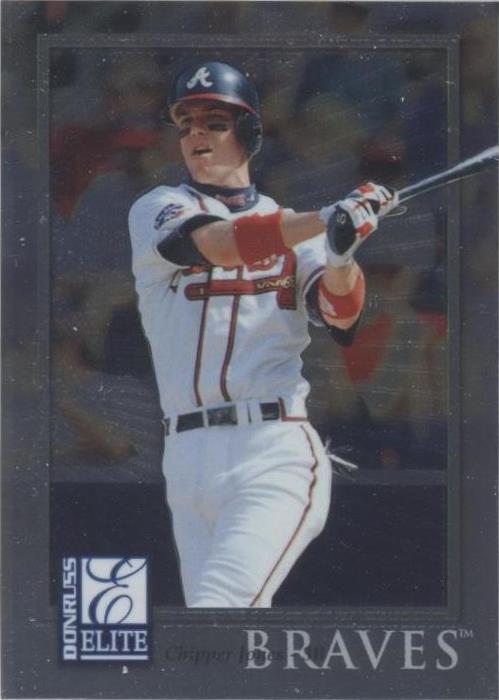 1998 Donruss Collections - Donruss Elite Chipper Jones #407 for sale ...