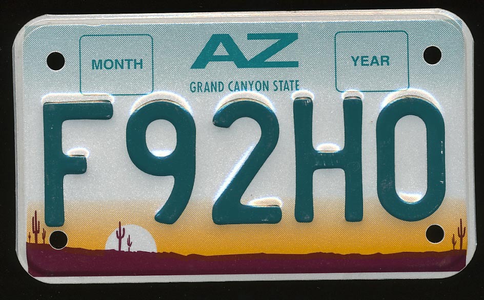 Arizona Perm Trailer Plates