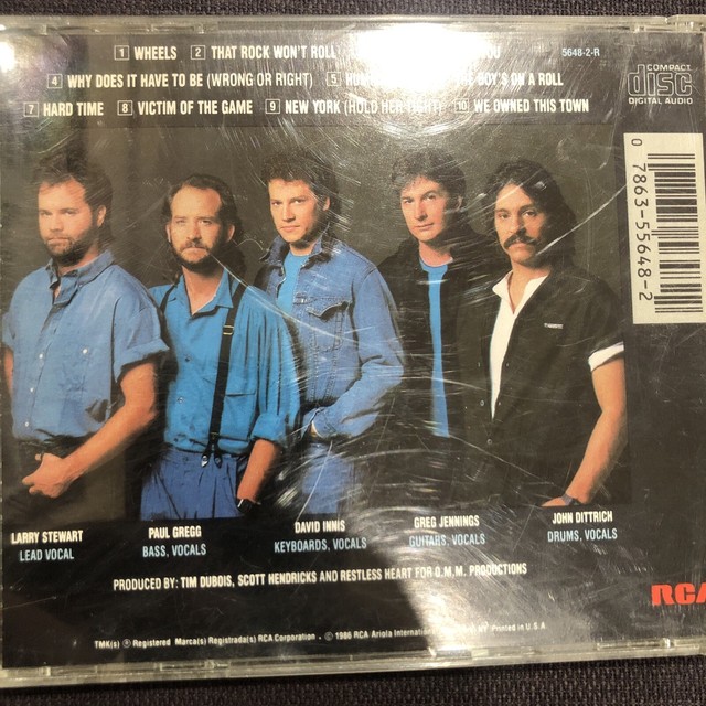 Wheels by Restless Heart (CD, Oct-1990, RCA) for sale online | eBay