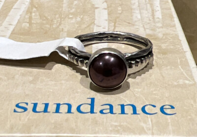 NWT Sundance Catalog Silver “Enchantment Pearl Ring” Size 8 $148 | eBay