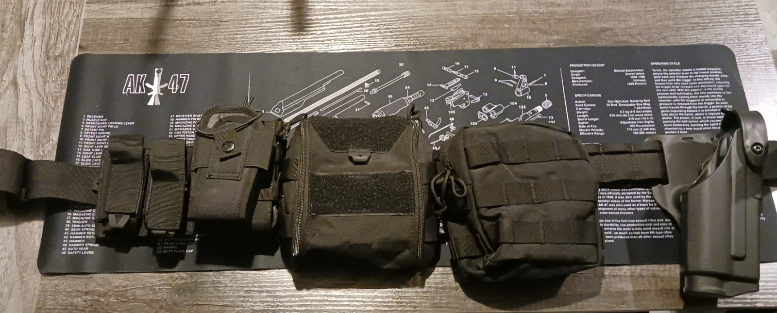 Battle Belt Setup Glock 17/19 & Surefire X300 Inner Belt Quick Release ...